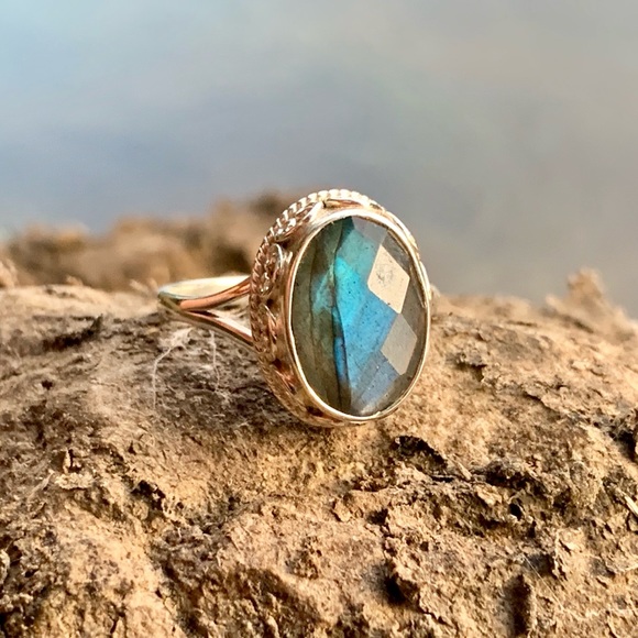 Uniquely Handcrafted | Jewelry | Sterling Silver Faceted Labradorite ...